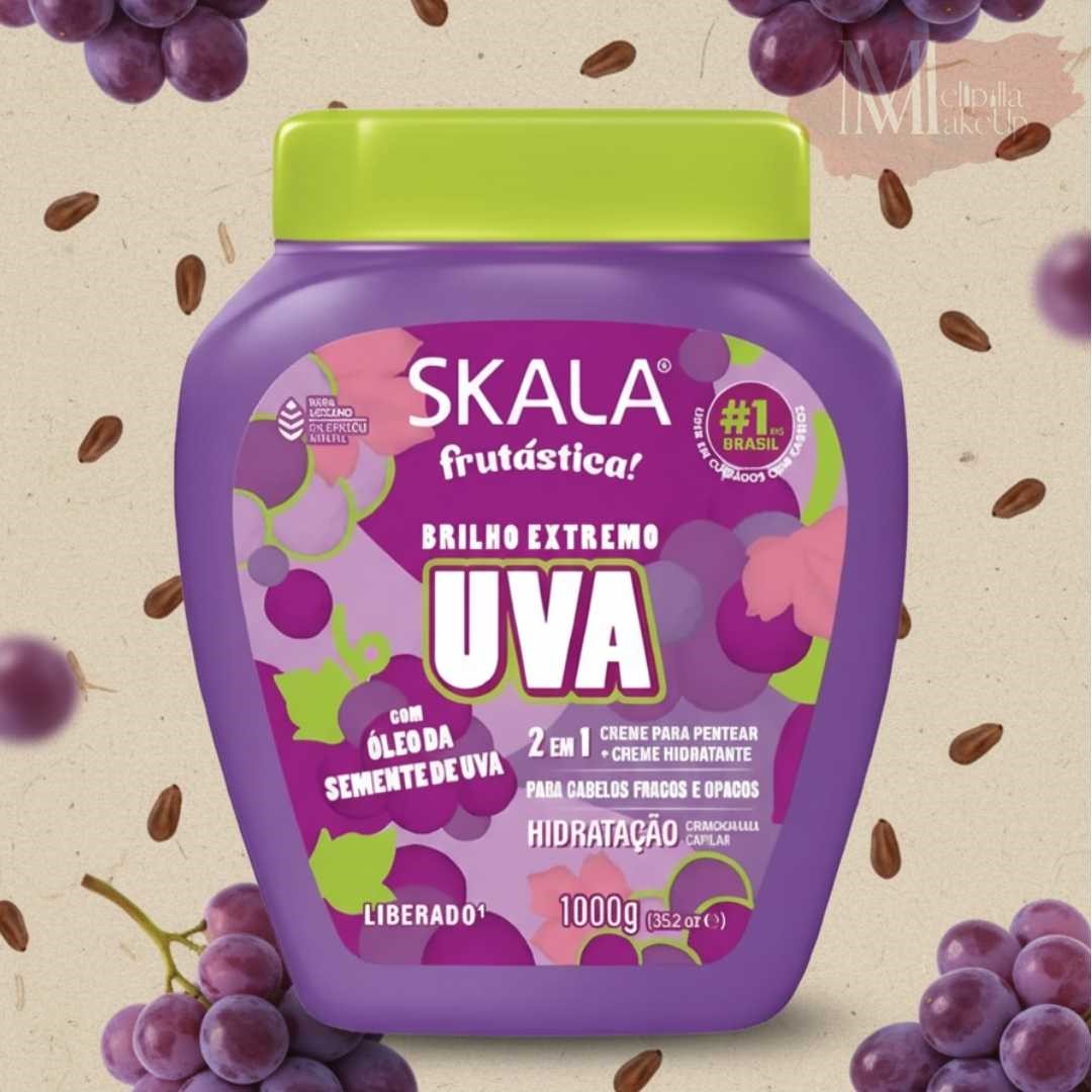 Tratamiento Capilar 2 en 1 para Cabello Débil y Opaco Uva Skala ...